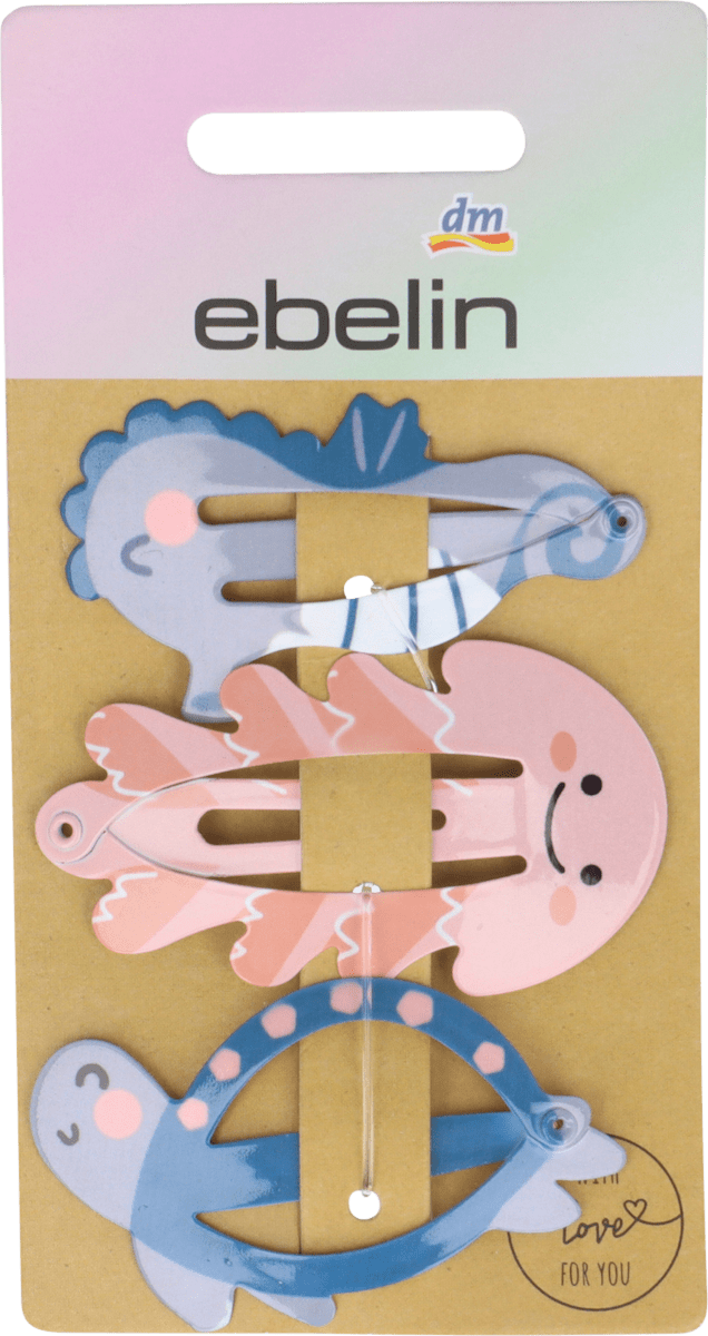 ebelin kids Haarspangen-Set im Unterwasser-Design, 3 St | dm.at
