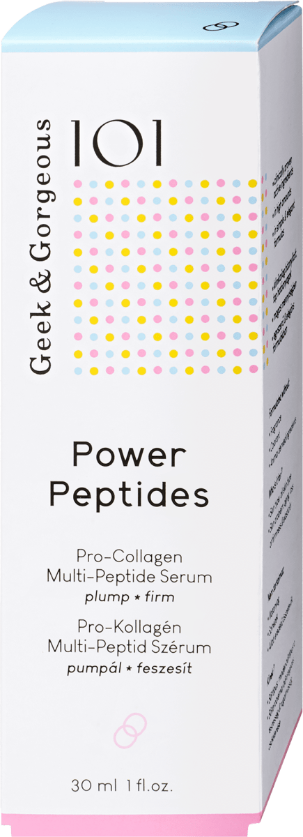 Geek&Gorgeous 101 Arcszérum Power Peptides, 30 ml | dm.hu