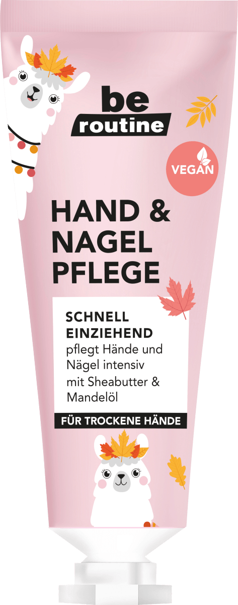 BE ROUTINE Hand- & Nagelcreme mit Sheabutter & Mandelöl, 50 ml ...