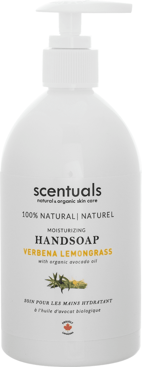 scentuals Tekući sapun za ruke – verbena i limunska trava, 375 ml ...