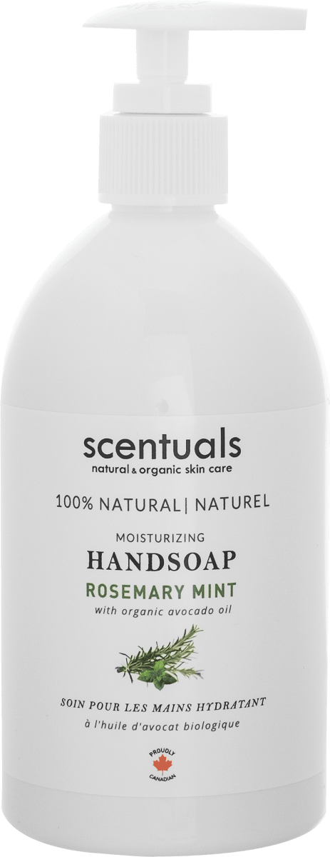 scentuals Tekući sapun za ruke – ružmarin i metvica, 375 ml | dm.hr