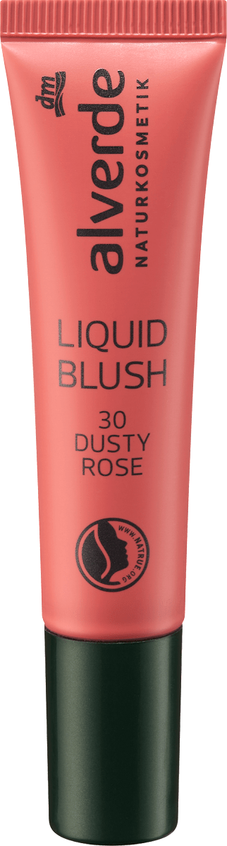 alverde NATURKOSMETIK Liquid Blush 30 Dusty Rose, 15 ml dauerhaft ...