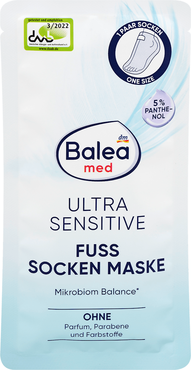 Balea MED Maschera piedi Ultra Sensitive, 2 pz Acquista online a prezzi ...