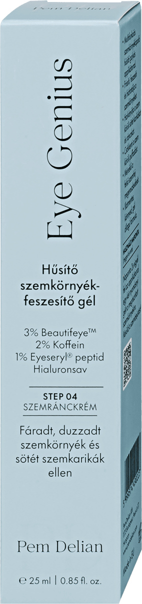 Pem Delian Eye Genius szemkörnyékápoló gél hűsítő golyós aplikátorral ...