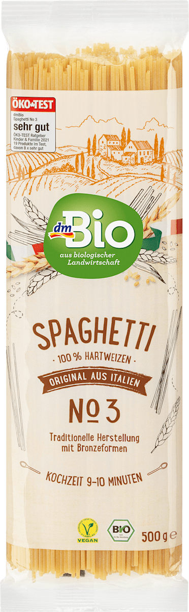 dmBio Bio špageti iz pšeničnega durum zdroba, 500 g vednougoden spletni ...
