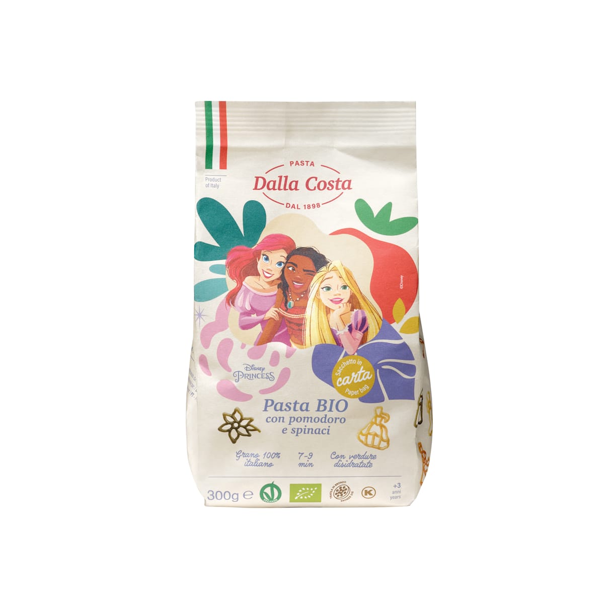 Dalla Costa Nudeln Bio Pasta Disney Prinzessinnen, 300 g | dm.at
