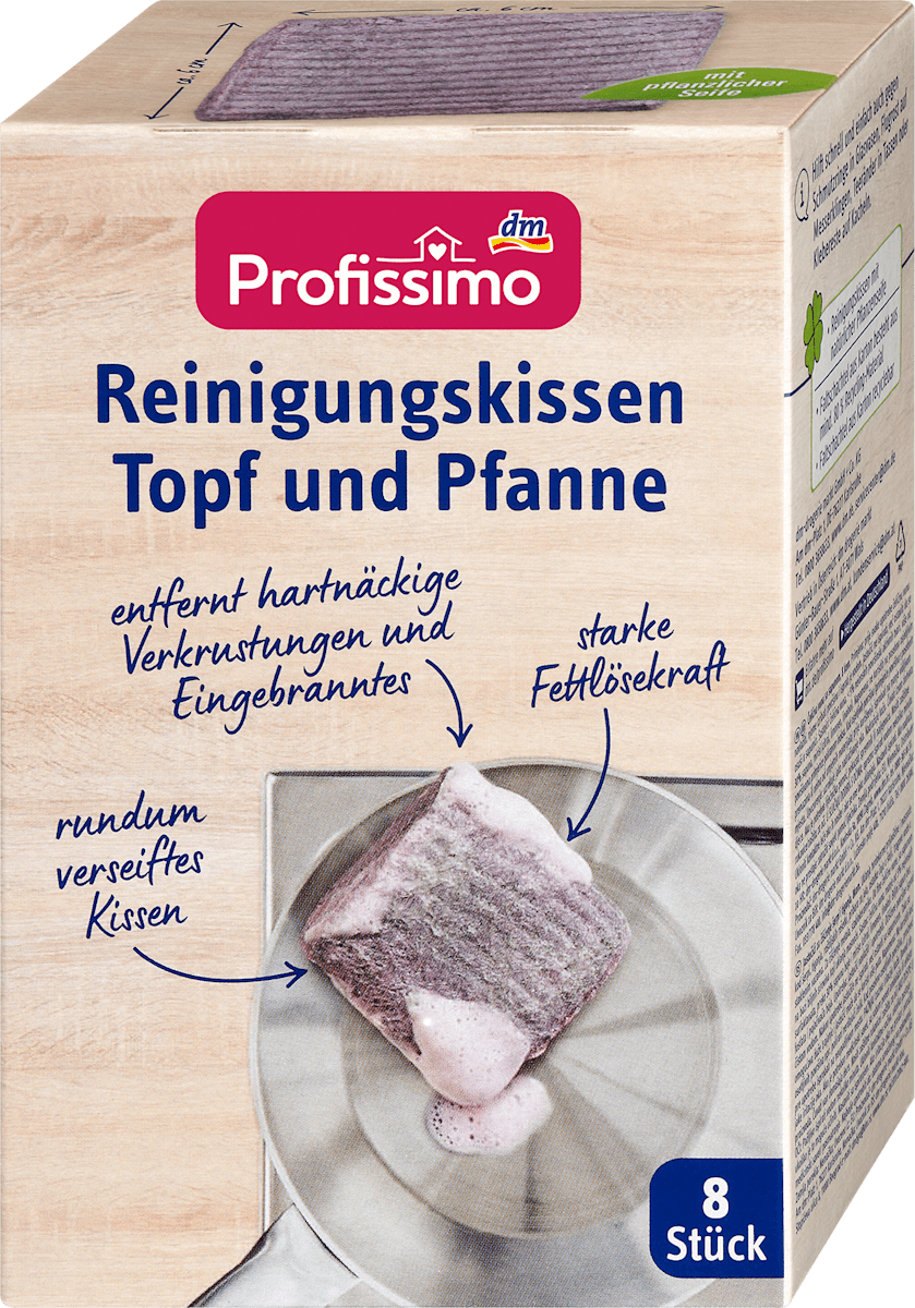 Profissimo Reinigungskissen Topf und Pfanne, 8 St dauerhaft günstig ...