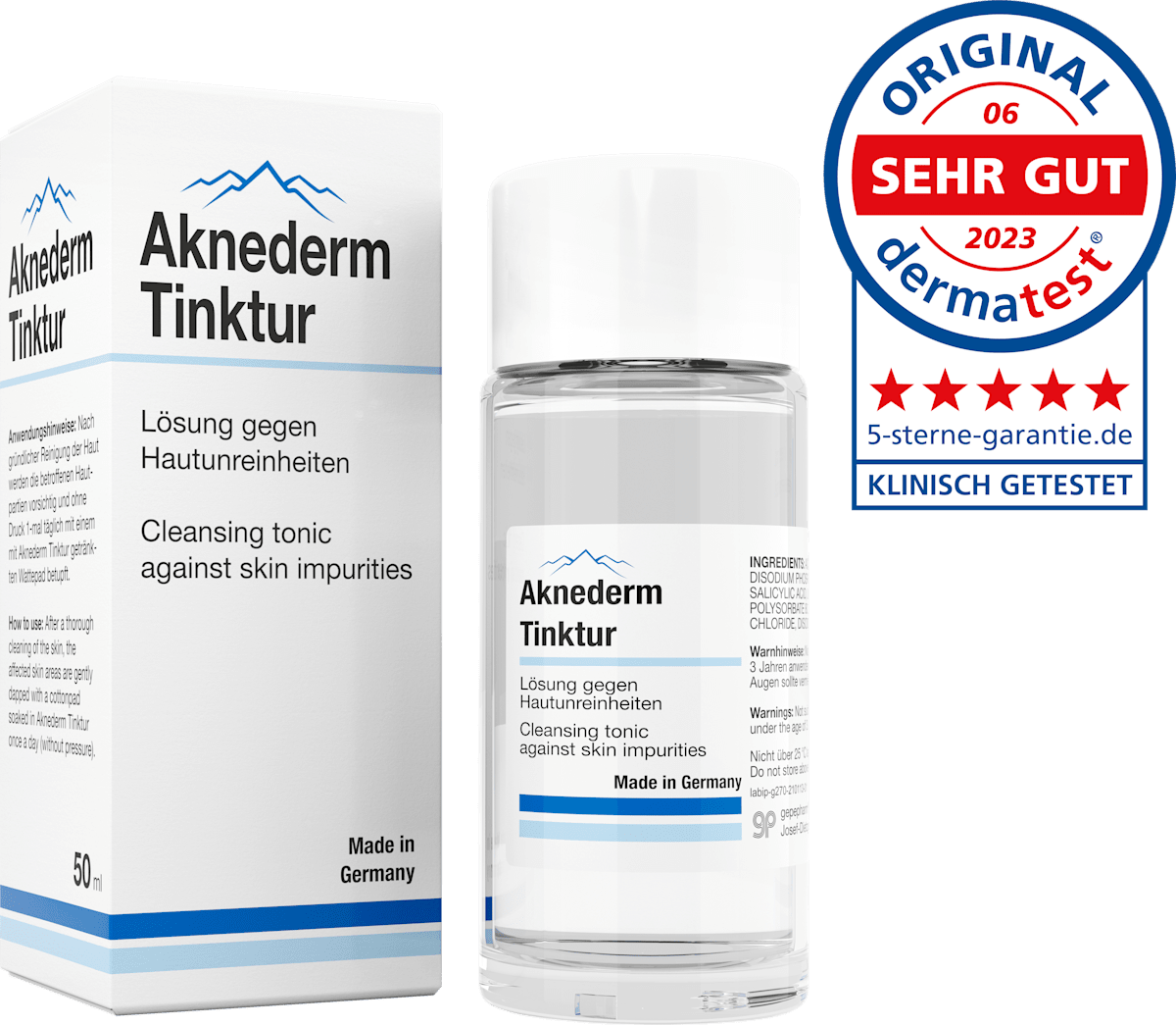 Aknederm Tinktur gegen Hautunreinheiten, 50 ml dauerhaft günstig online ...