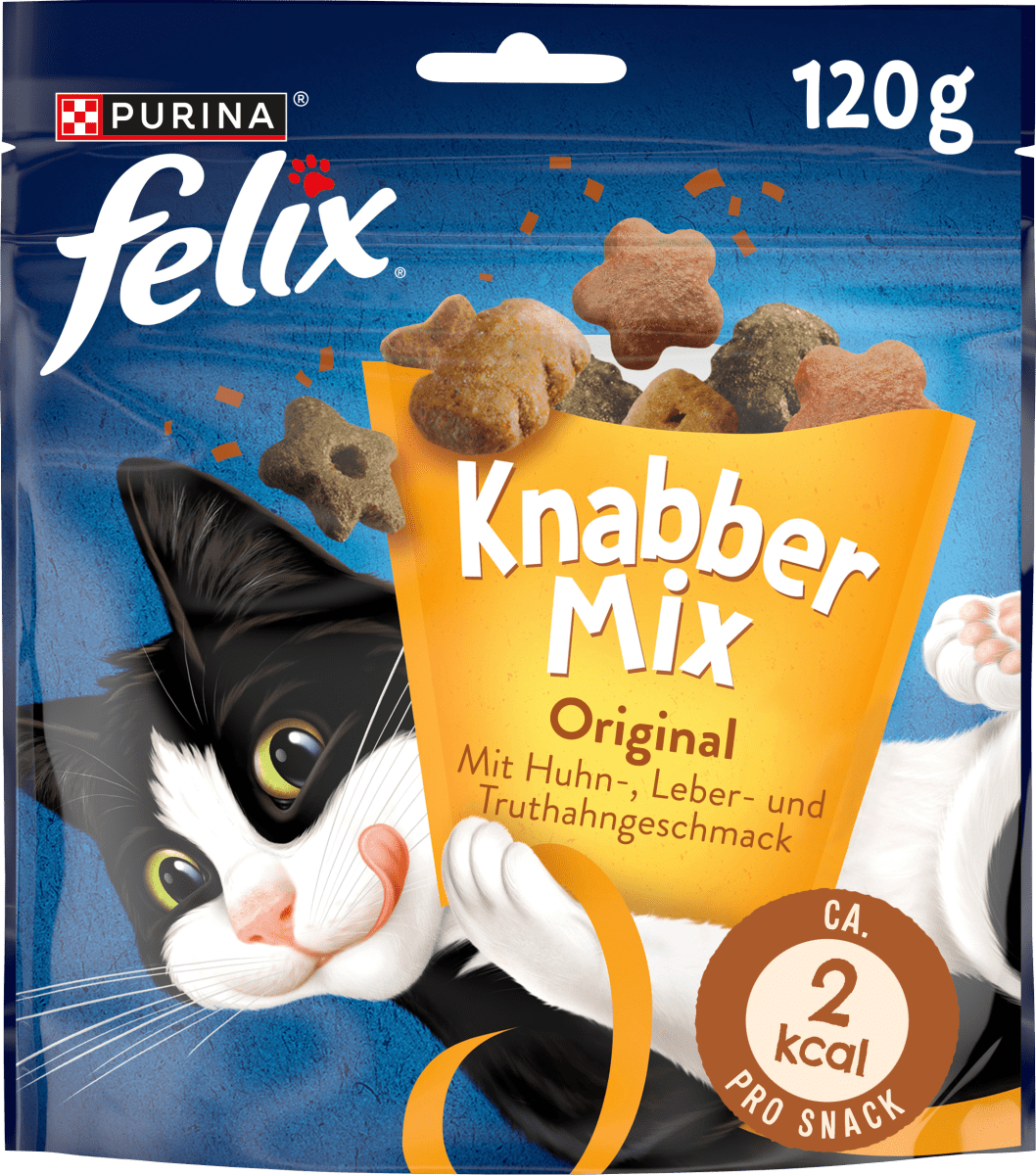 Felix Katzenleckerli Knabber Mix Original, 120 g dauerhaft günstig ...