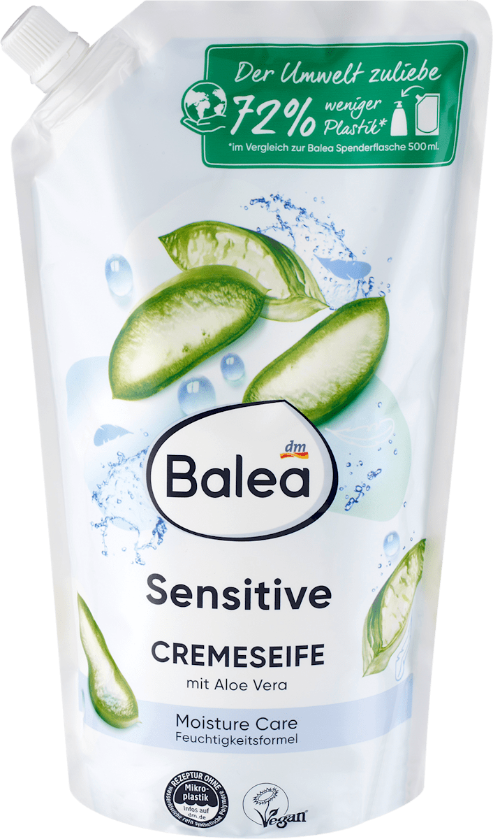 Balea Cremeseife Sensitive Nachfüllpack, 850 ml dauerhaft günstig ...