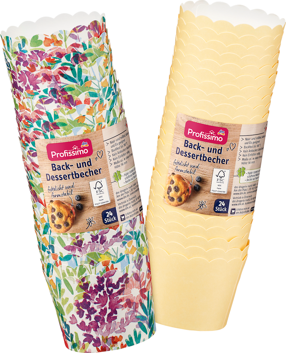 Profissimo Back-& Dessertbecher, 24 St dauerhaft günstig online kaufen ...