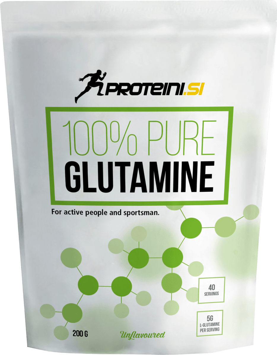proteini.si 100 % Pure Glutamine, 200 g | dm.hr