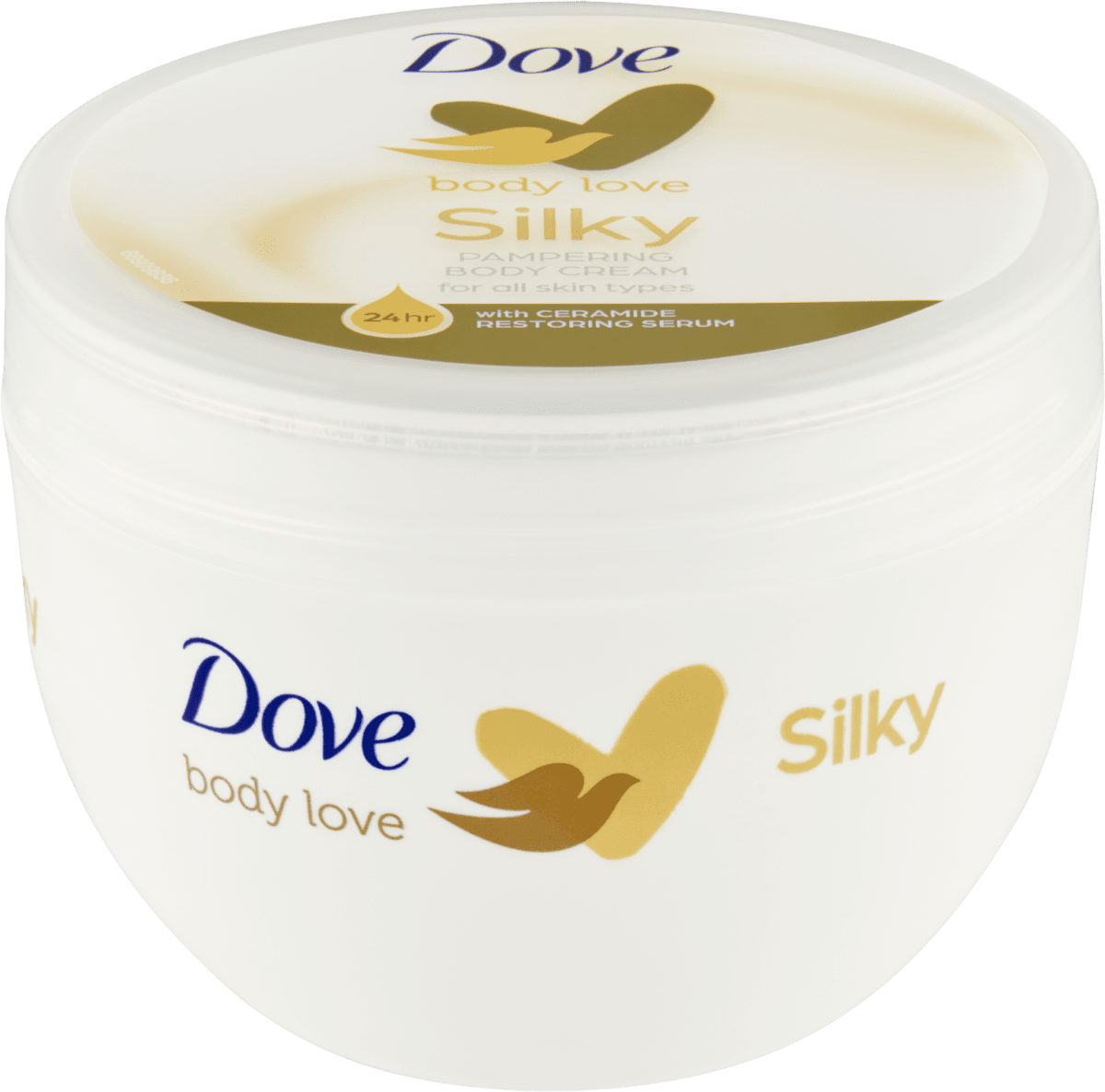 Dove body love tělový krém Silky, 300 ml | dm.cz