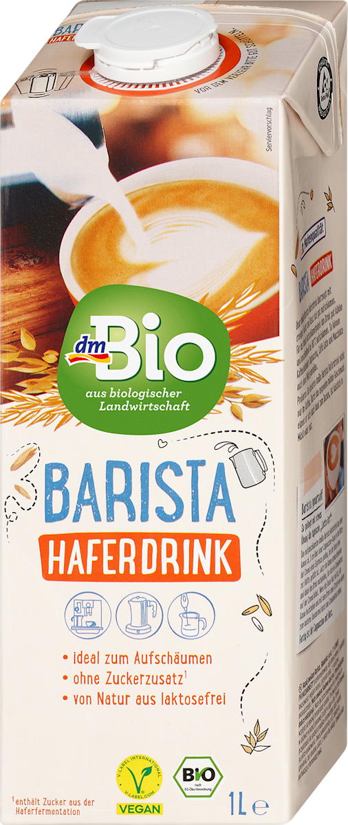 dmBio Barista Bevanda vegetale di avena, 1 l Acquista online a prezzi ...