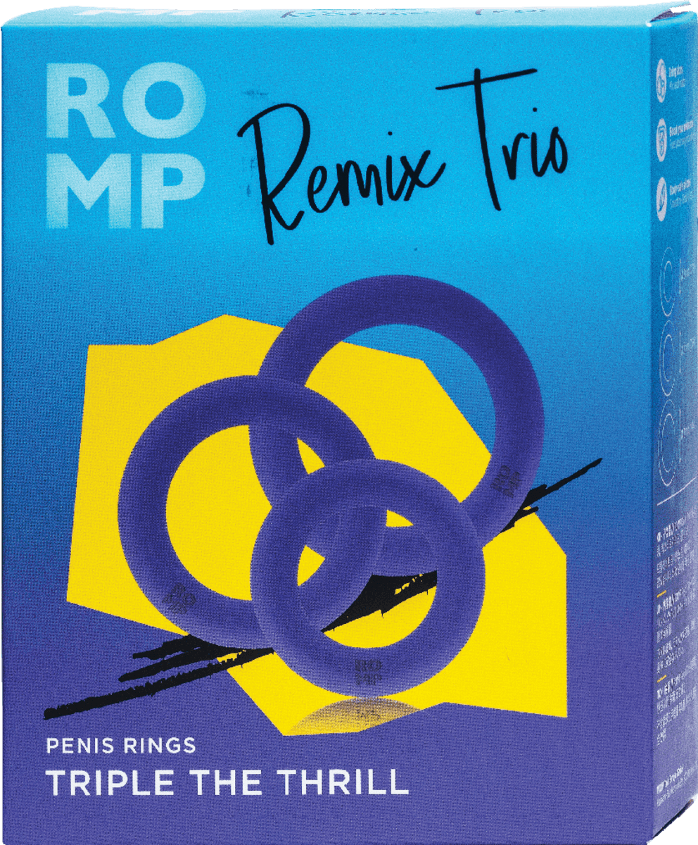 Romp Remix Trio ring set za muškarce, 1 kom. | dm-drogeriemarkt.ba