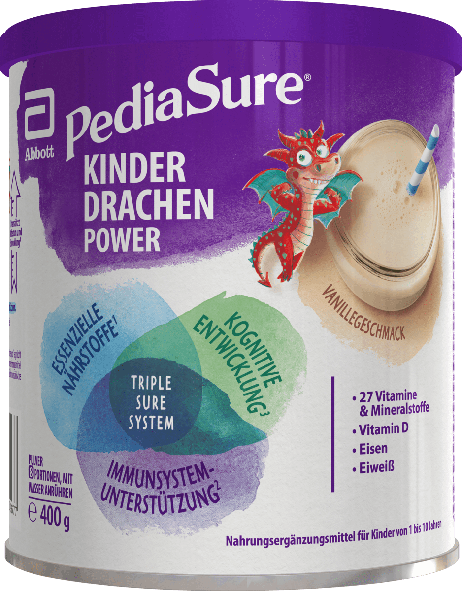 PediaSure Shake Kinder Drachen Power Vanille, 400 g dauerhaft günstig ...