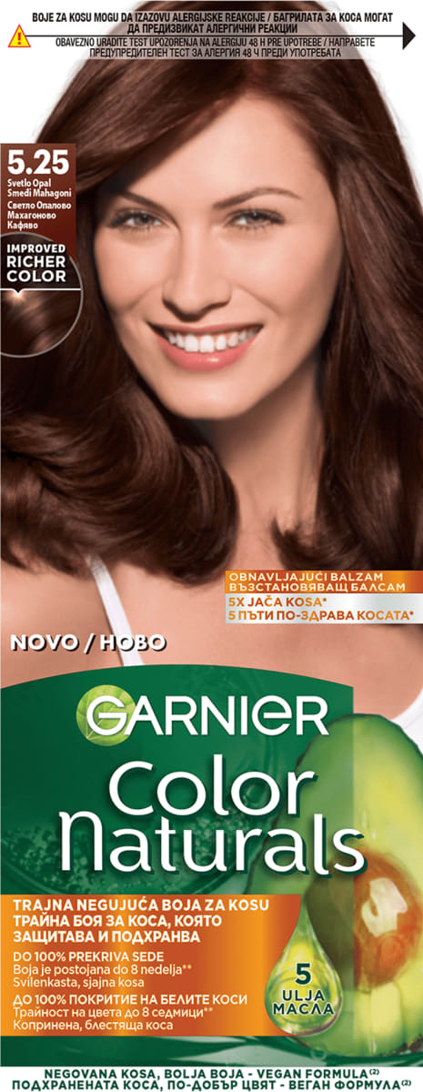 GARNIER Color naturals Боя за коса Color Naturals - Nr. 5.25 Светло ...