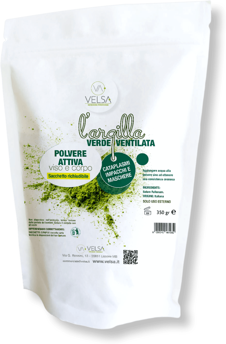 VELSA Argilla Verde Ventilata, 350 g Acquista online a prezzi convenienti | dm Italia