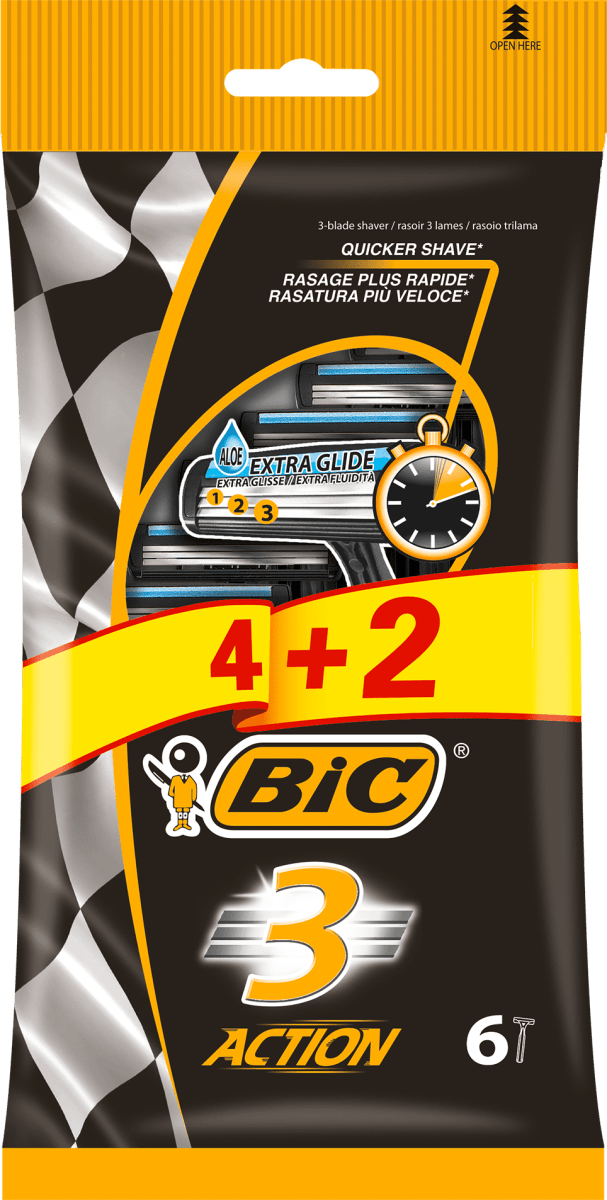 BIC Action 3 brijač, 6 kom. trajno povoljna online kupnja | dm.hr