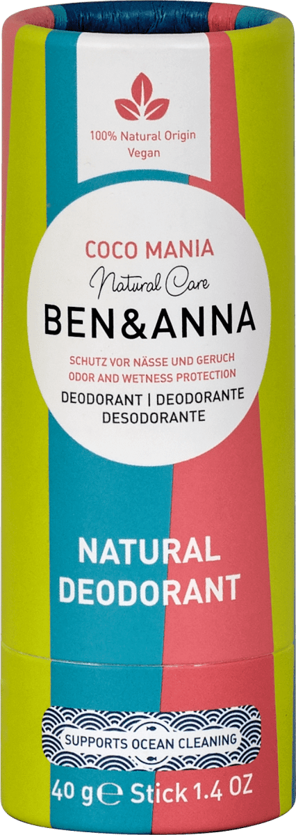 BEN&ANNA COCO MANIA - dezodorans u stiku, 40 g | dm.rs