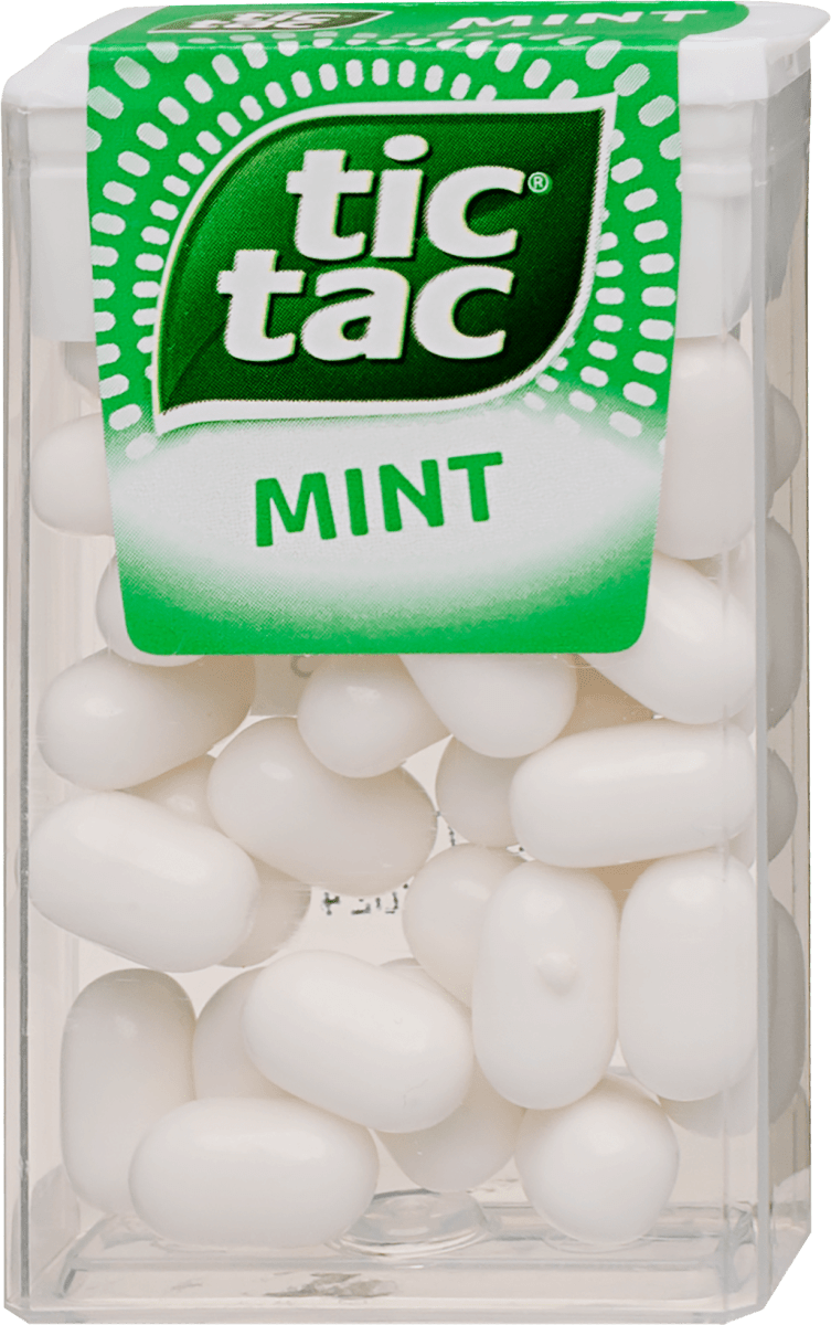 tic tac Cukordrazsé Mint, mentolos ízű, 18 g | dm.hu