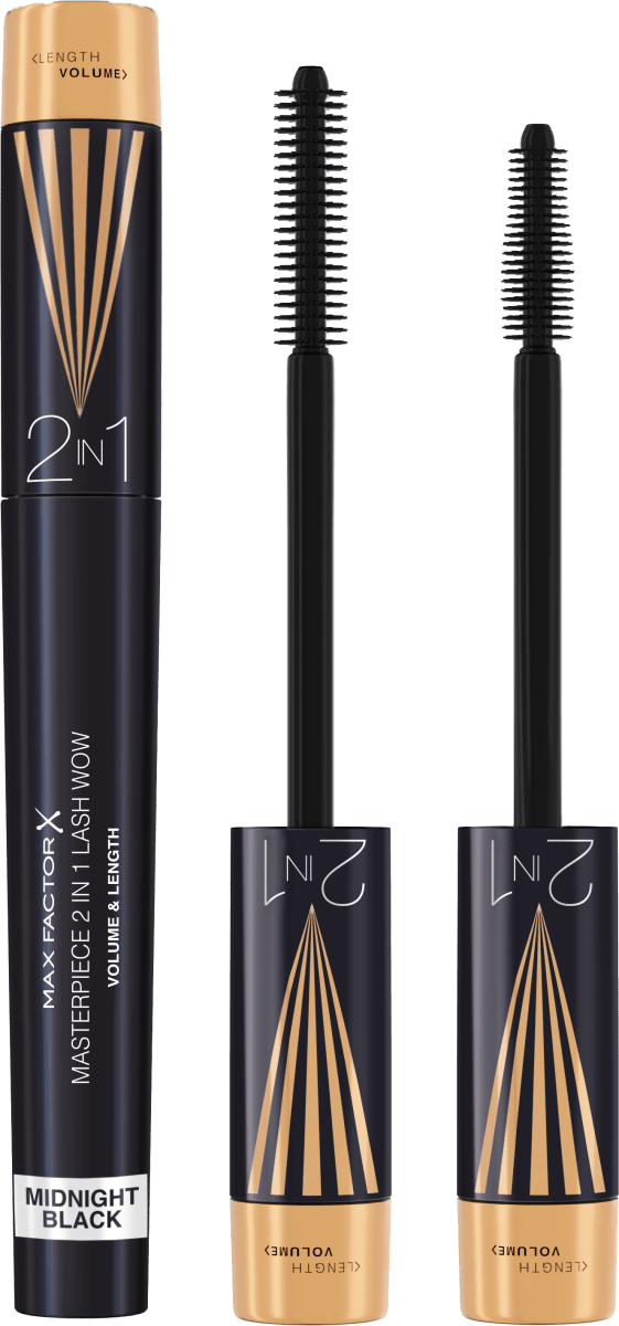 MAX FACTOR Masterpiece 2in1 Lash Wow maskara – 003 Midnight Black, 9 g ...