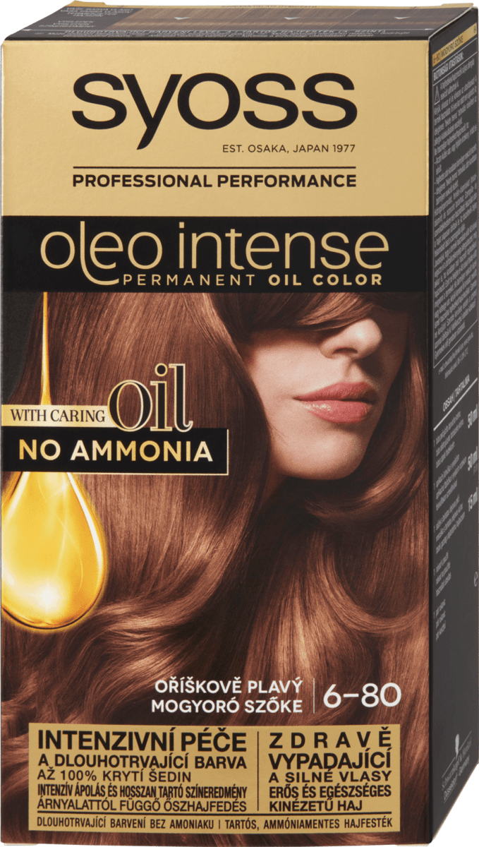 syoss Oleo Intense Boja za kosu - 6-80 lešnik plava, 1 kom | dm.rs