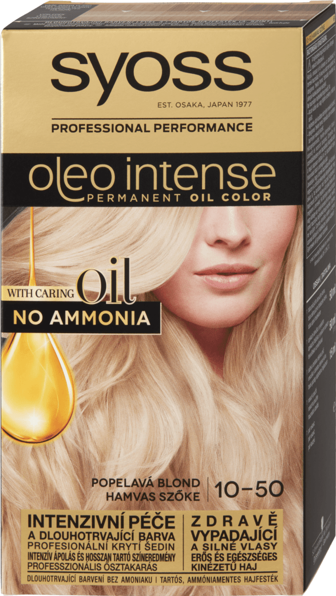 syoss Oleo Intense Boja za kosu - 10-50 pepeljasto plava, 1 kom | dm.rs