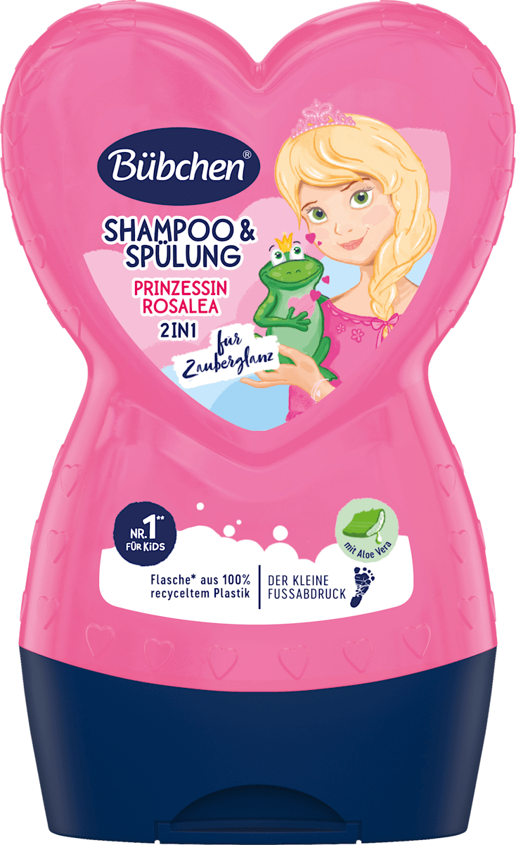 Bübchen Kinder Shampoo & Spülung 2in1 Prinzessin Rosalea, 230 ml ...