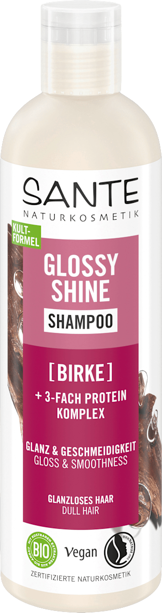 SANTE NATURKOSMETIK Shampoo Glossy Shine, 250 ml dauerhaft günstig ...