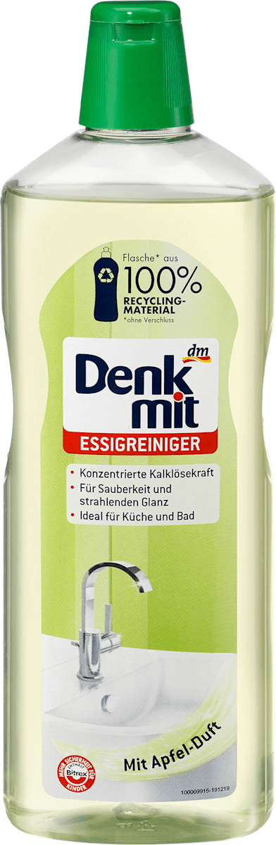 Denkmit Środek do czyszczenia na bazie octu o zapachu jabłka, 1 l kupuj ...