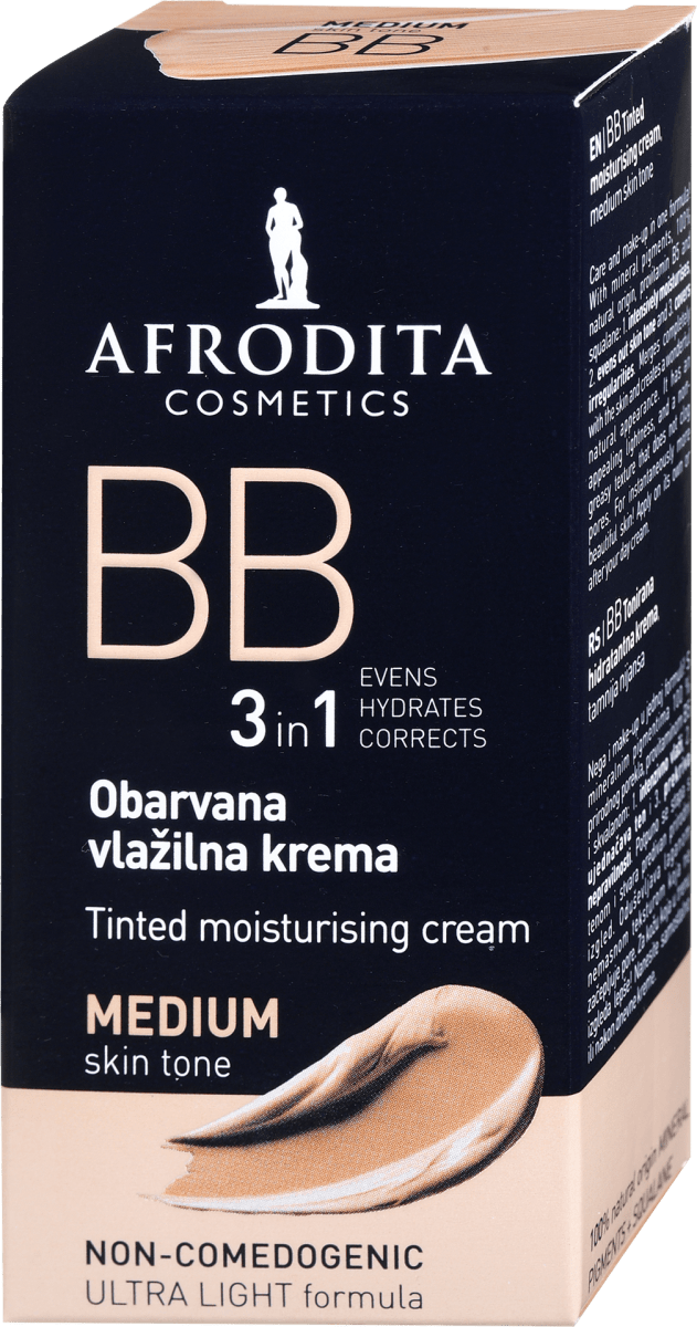 AFRODITA BB 3u1 tonirana krema za lice – Medium, 30 ml | dm.rs