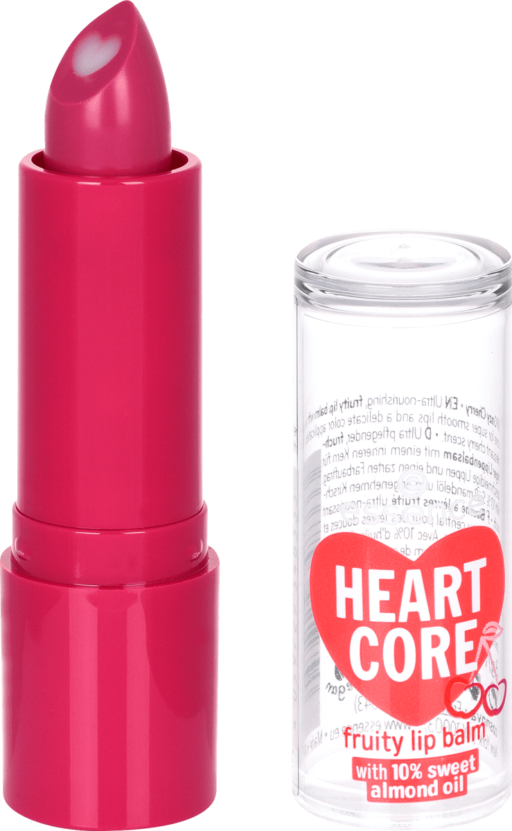 essence Heart Core fruity balzam za usne – 01 Crazy Cherry, 3 g | dm.rs