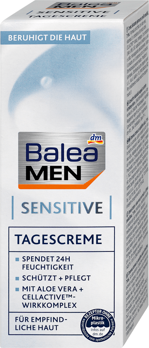 Balea MEN Denný pleťový krém Sensitive, 75 ml | mojadm.sk