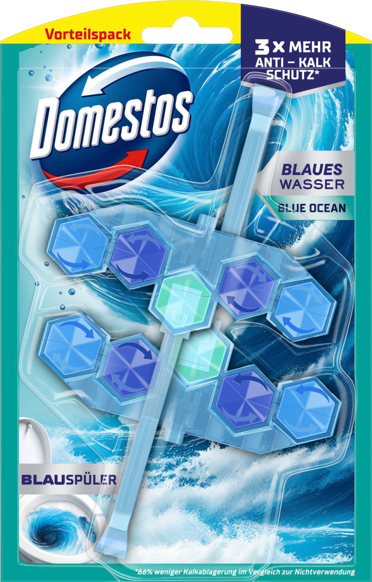 Domestos WC-Stein Blauspüler Ocean, 2 St dauerhaft günstig online ...