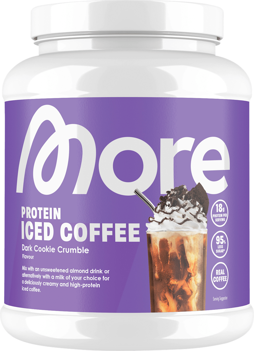 More Nutrition Proteinpulver, Iced Coffee Dark Cookie Crumble, 500 g ...