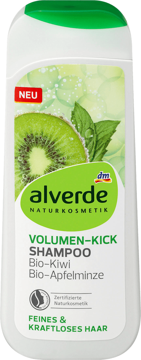 alverde NATURKOSMETIK Shampoo Volumen Kick, 200 ml dauerhaft günstig ...