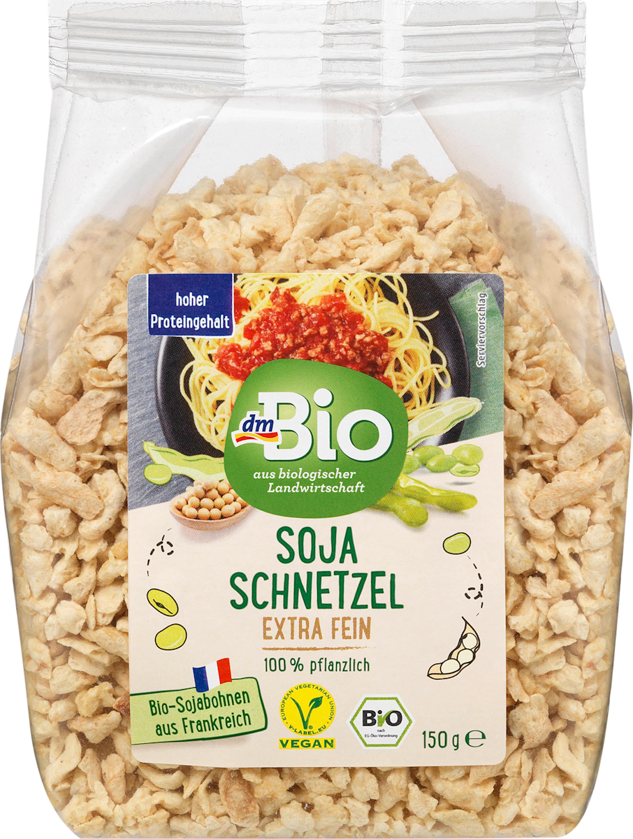 dmBio Soja Schnetzel extra fein, 150 g dauerhaft günstig online kaufen ...
