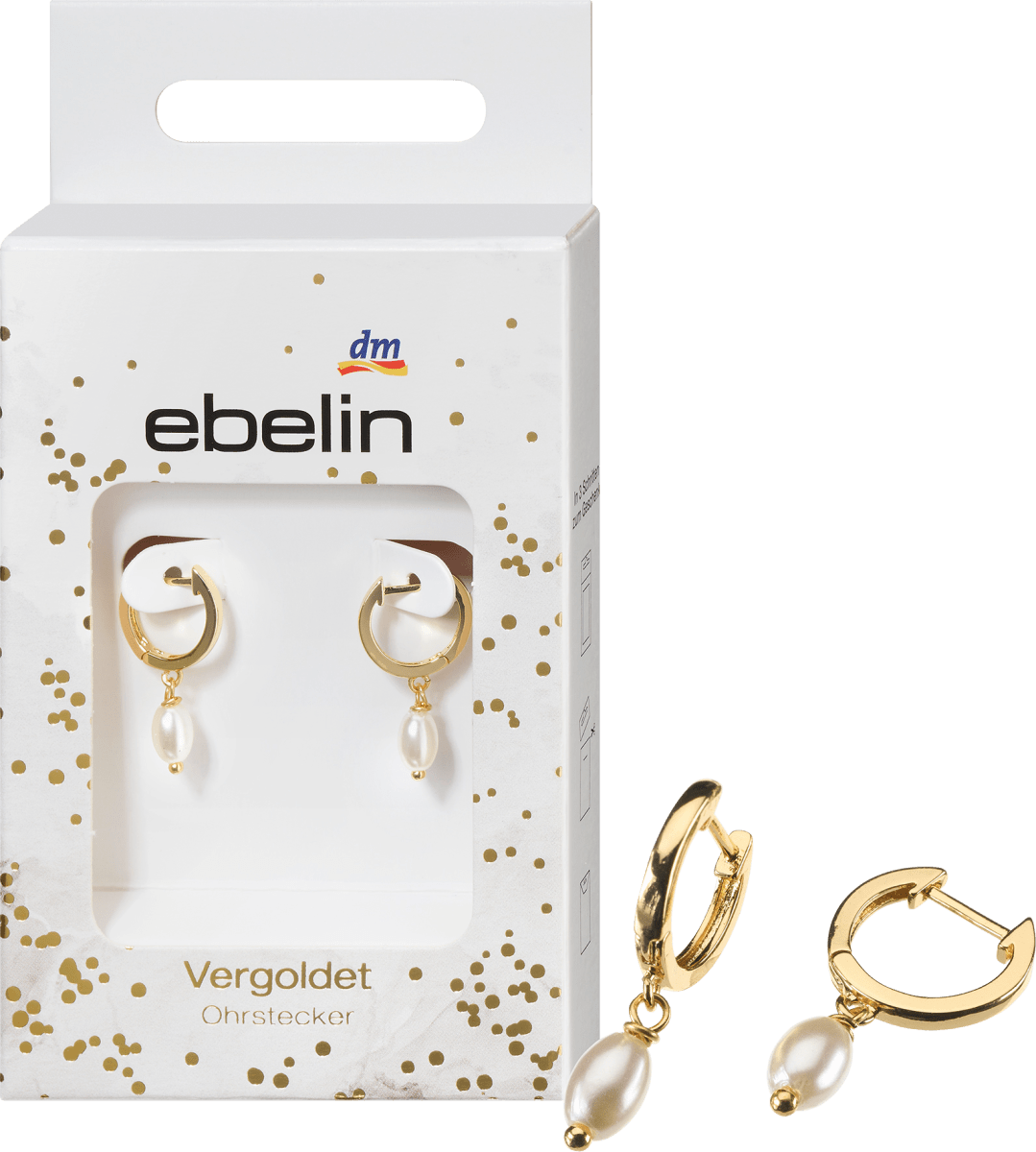 ebelin Creolen vergoldet mit Perlen, 2 St dauerhaft günstig online kaufen | dm.de