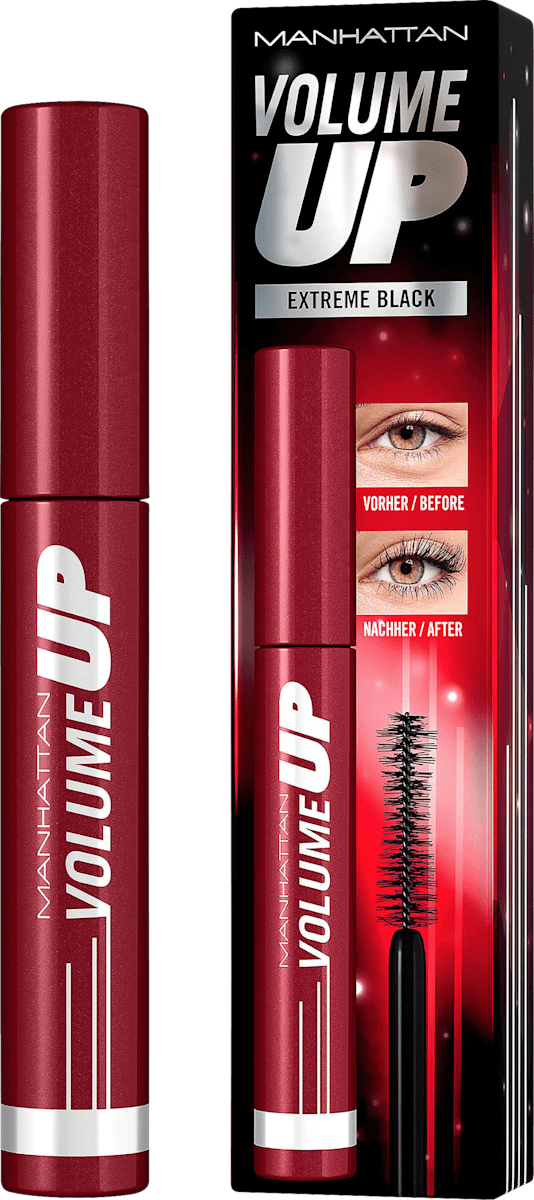MANHATTAN Cosmetics Mascara Volume Up 001 Extreme Black, 8 ml | dm.at