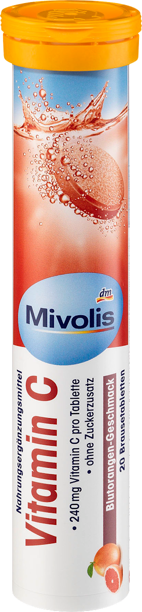 Mivolis Vitamin C Brausetabletten, 20 St., 82 g dauerhaft günstig online kaufen | dm.de
