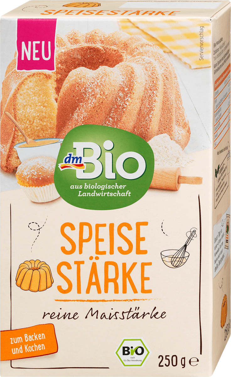 dmBio Bio koruzni škrob, 250 g | dm.si