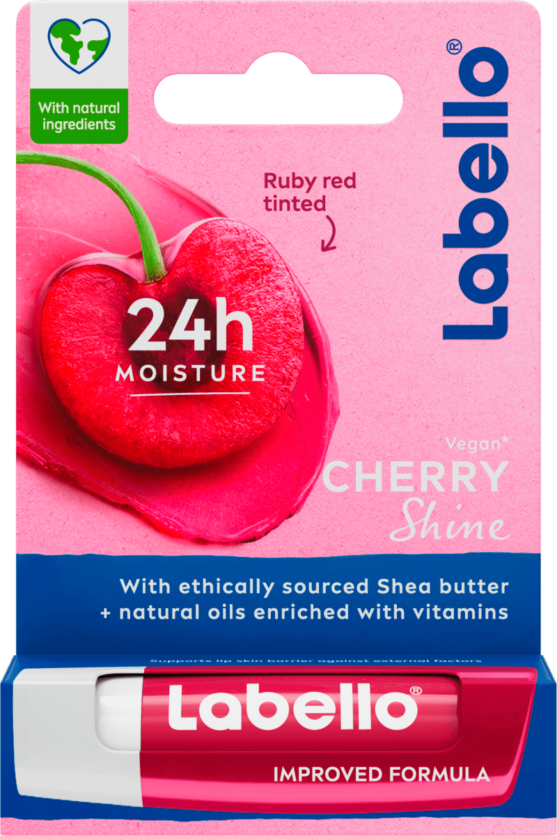 Labello Ajakápoló Cherry Shine, 4,8 g Vásároljon tartósan kedvező áron ...