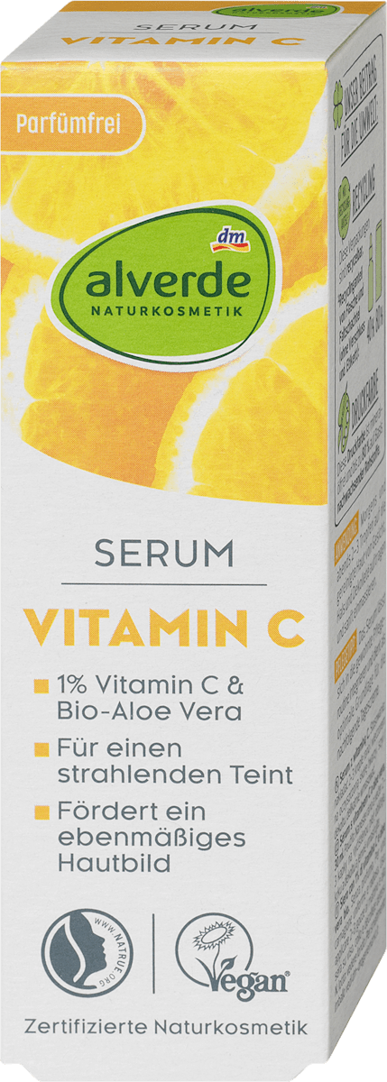 alverde NATURKOSMETIK Arcszérum C-vitaminnal, 30 ml | dm.hu