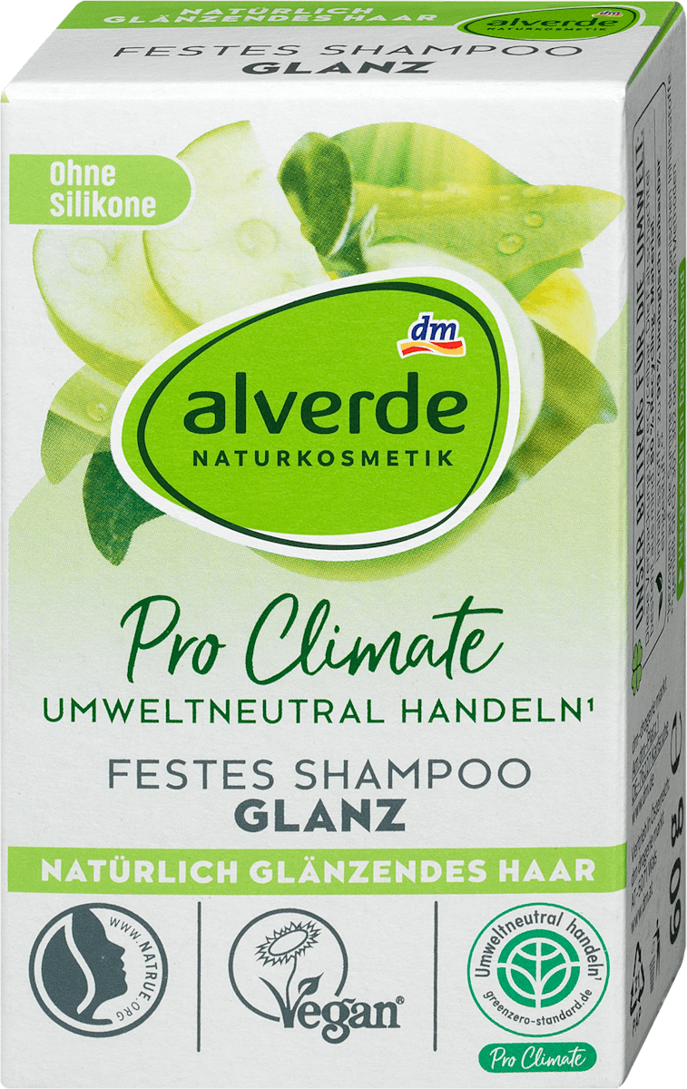 alverde NATURKOSMETIK Pro Climate festes Shampoo, 60 g | dm.at
