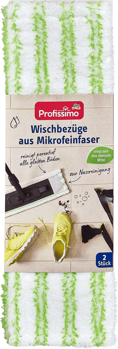 Profissimo Mocio in microfibra assort., 2 pz | dm Italia