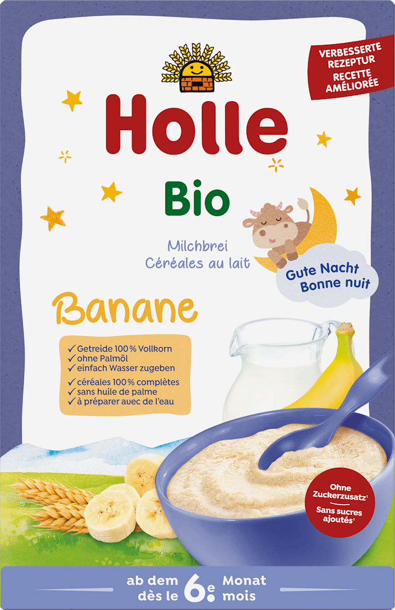 Holle Abendbrei Milch Banane ab dem 6. Monat, 250 g dauerhaft günstig ...