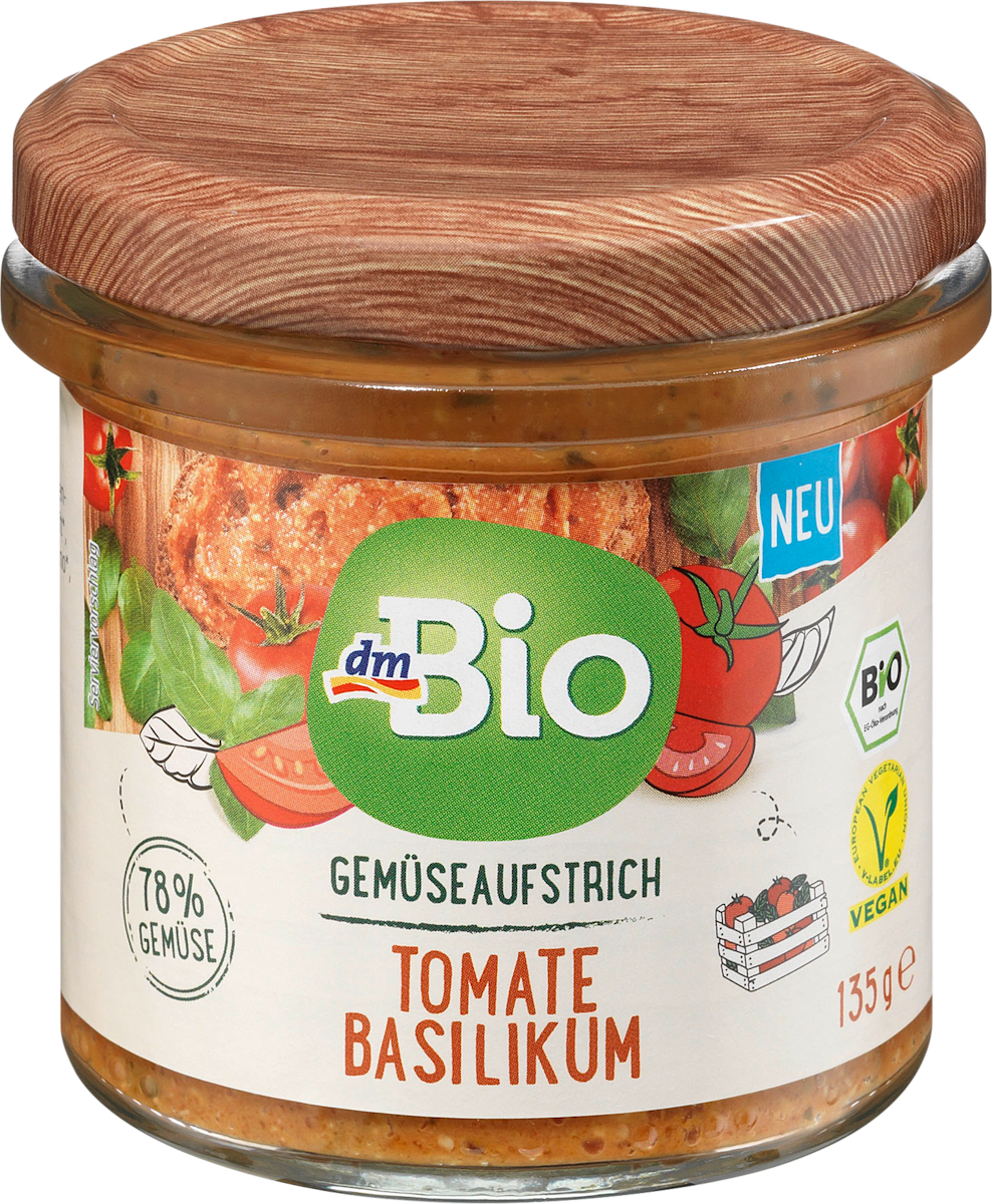 dmBio Namaz od paradajza i bosiljka, 135 g | dm-drogeriemarkt.ba