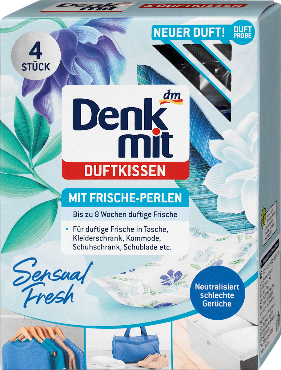 Denkmit Mirišljavi jastučići za ormar, 4 kom | dm.rs