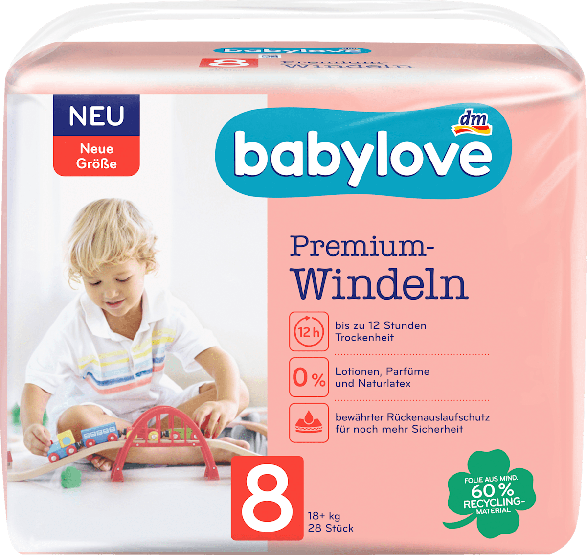babylove Premium pelene vel. 8 (18+ kg), 28 kom. | dm.hr